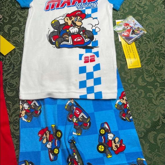 Nintendo | Pajamas | Nwt 2 6 1 Boy Girl Super Mario Racing Kart Pajamas ...